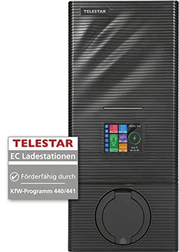 Tera Smart EV Wallbox 11kW Typ 2 mit APP & 7m Kabel, Schwarz - e-infos